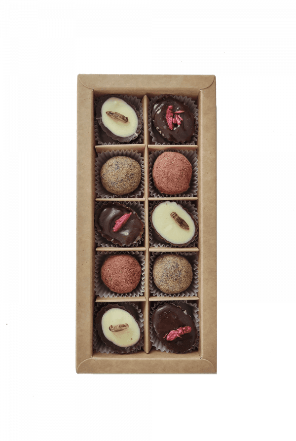 Šokoladinių saldainių rinkinys - Acheta - Maistas iš ateities